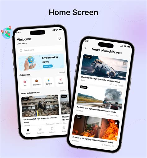 quicknews ui template news app in flutter 3 x android ios ui template