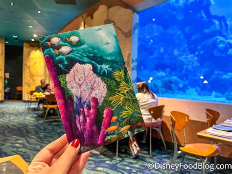 Menu Updates Hit Coral Reef Restaurant In Epcot Disney By Mark
