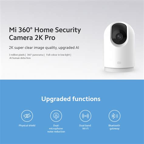 Xiaomi Mi 360° Home Security Camera 2k Pro Global Version กล้องวงจร