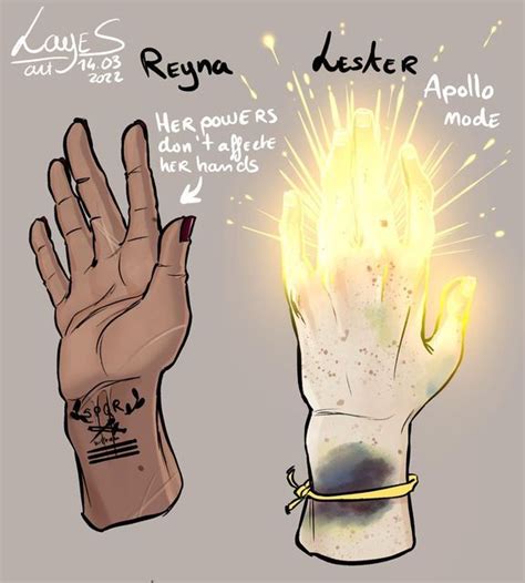 Lau Connor Chips On Instagram Reyna And Lesters Hands Commissions Are Open Comments