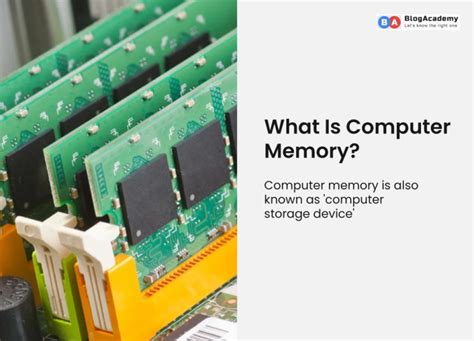 What Are Computer Memory And Its Types Blog Academy