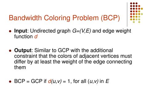 Ppt An Agent Based Algorithm For Generalized Graph Colorings