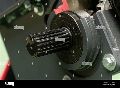 Spline Shaft Mechanical Coupling Stock Photo Alamy