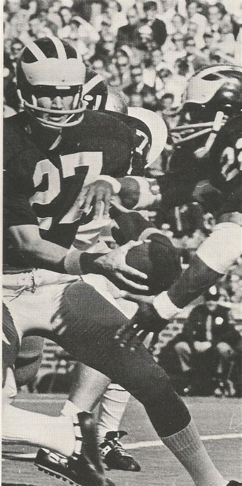 Qb 27 Don Moorehead Hands Off To Rb 22 Glenn Doughty In 1969 The