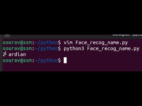 sanjay mahajan on linkedin python recognise face with name and id