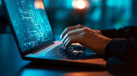 Premium Ai Image Software Development Concept Coding Programmer