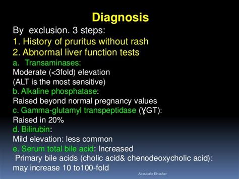 Obstetric Cholestasis