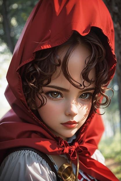 Premium Ai Image Little Red Riding Hood Generative Ai