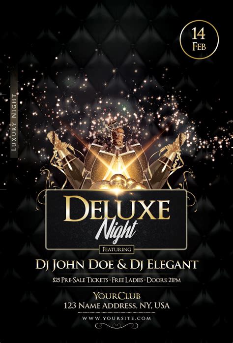 Deluxe Night Luxury Elegant Flyer