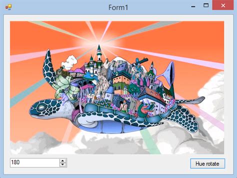 C How Do I Rotate Hue In A Picturebox Image Stack Overflow