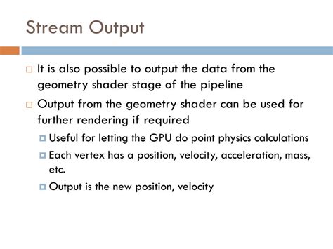 Ppt Geometry Shader Powerpoint Presentation Free Download Id2359545