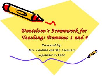 Danielson Framework Presentation By Lauren Cardillo TPT