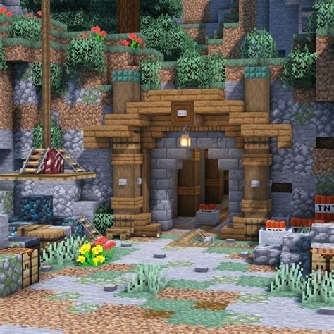 Minecraft Cave Entrance Ideas