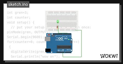 Led Blik Wokwi Esp32 Stm32 Arduino Simulator
