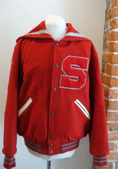 Vintage Cheerleader Leather And Wool Varsity Jacket Maker Of Jacket