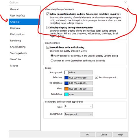 graphics issue all geometry temporally disappears when panning or scrolling autodesk community