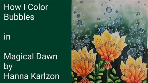 How I Color Bubbles Beginner Tutorials How To Color Bubbles In Adult Coloring Books Youtube