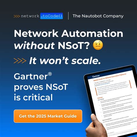 Nsot Nautobot Nsot Gartner Automationplatform Networkautomation