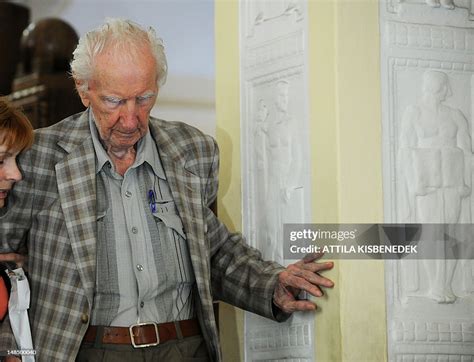 Laszlo Csatary Aka Ladislaus Csizsik Csatary Leaves The Courthouse News Photo Getty Images