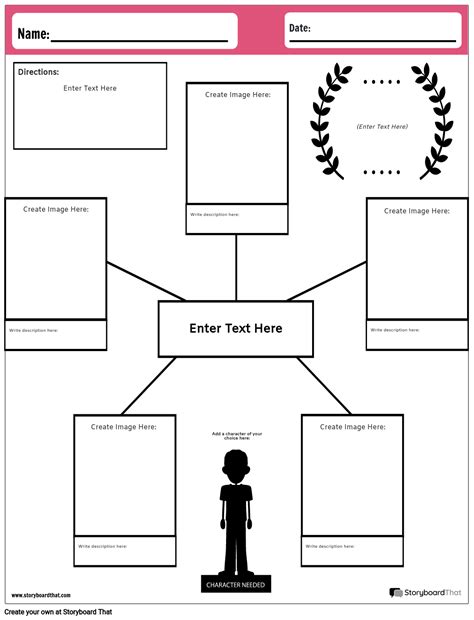 Decision Tree Spider Map Template Storyboard Por Storyboard Templates