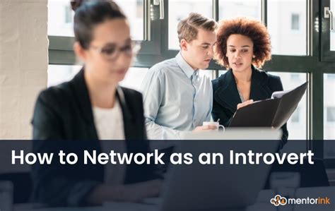 how to network as an introvert mentorink