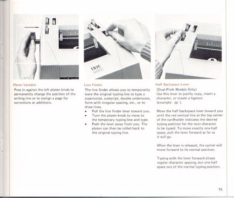 Selectric Typewriter Museum Selectric II Typewriter Owners Manual