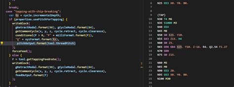 Solved Tapping With Chip Breaking Outputting Incorrect G Code Autodesk Community