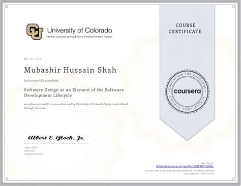 mubashir hussain shah مبشر حسين شاه on linkedin coursera softwaredesign security