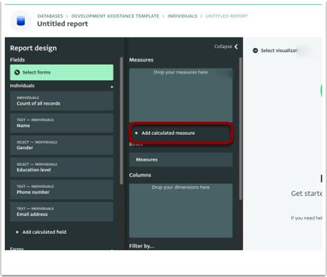 Using Calculated Measures To Calculate Gender Ratios ActivityInfo Information Management