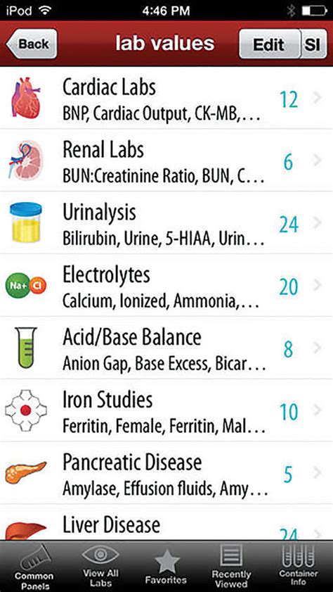 Lab Values Pro Best Science Apps