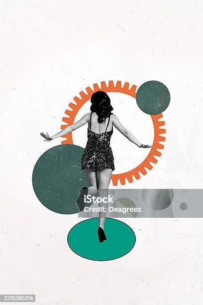 이미지 수직 3d 콜라주 포스터 행복한 사업가 사업가 스탠드 Gearwheel 최적화 라인 목표 성취 진행 20 24세에 대한 스톡 사진 및 기타 이미지 Istock