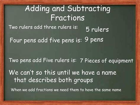 PPT Adding And Subtracting Fractions PowerPoint Presentation Free Download ID 2530851