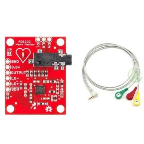 Jual Modul Sensor Ecg Ekg Electrocardiogram Ad8232 Pulse Heart Rate Monitor Shopee Indonesia