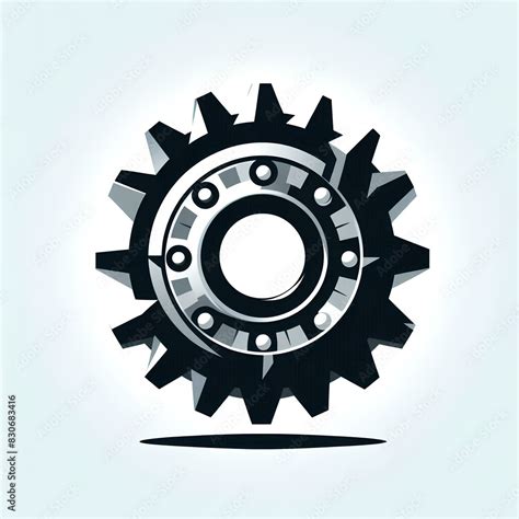 톱니바퀴 일러스트 素材庫插圖 Adobe Stock