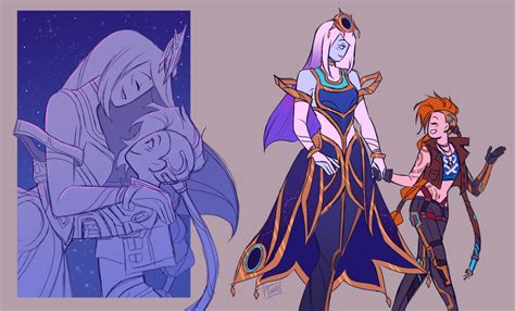 Quick Sketches Of Cosmic Lux And Odyssey Jinx I Like The Idea Of Lux