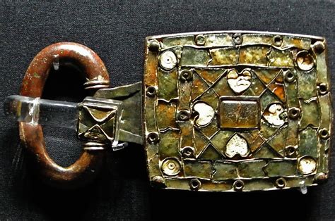 Visigothic Belt Buckle With Cell Inlay