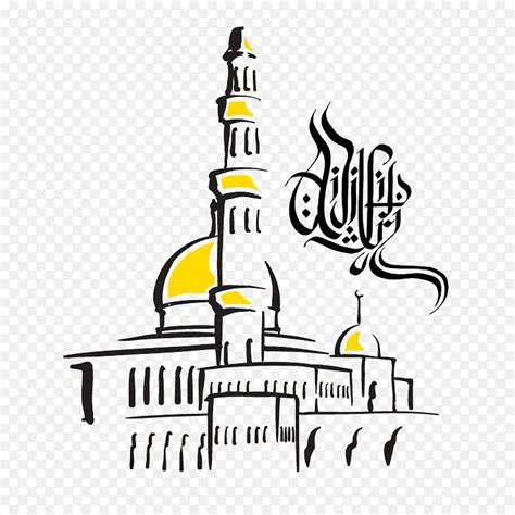 回族清真寺庙简笔画png图片素材下载图片编号9150923 Png素材网