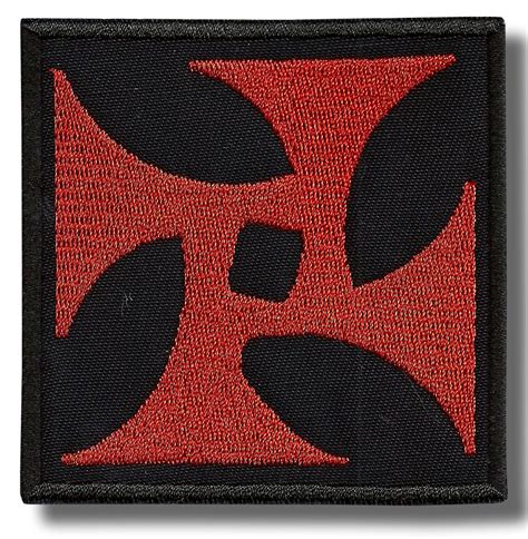 unity cross embroidered patch 8x8 cm patch