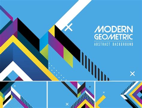 Premium Vector Modern Geometric Vector Abstract Background Suitable