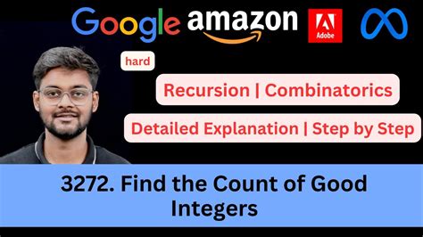 Leetcode 3272 Find The Count Of Good Integers Hard Math Combinatorics Detailed
