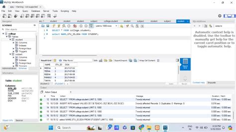ajay singh on linkedin college database mysql