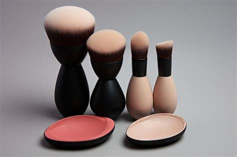 Premium Ai Image Cosmetic Tools Silicone Sponge And Brush