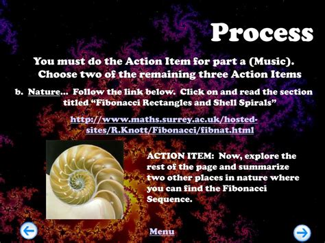 Ppt Fibonacci Sequence A Mathematics Webquest Powerpoint Presentation Id 2992849