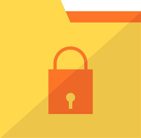 Illustration Of Lock Folder Icon 24282298 Vector Art At Vecteezy
