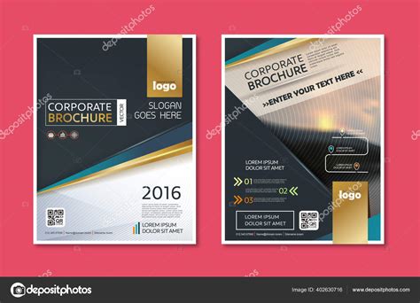 포스터 플라이어 팜플렛 팜플렛은 템플릿을 레이아웃 공간을 스톡 벡터 ©bokmok 402630716