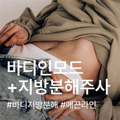 바디팁 인모드바디 지방분해주사 할인 가격 후기 전후 효과 정보 By 엔디어트의원 여신티켓 국내 1등 피부과 성형외과 플랫폼