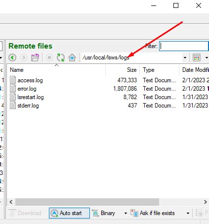 CyberPanel Logs Details Solveddoc