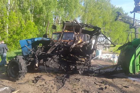 На Чернігівщині під час проведення польових робіт трактор наїхав на вибуховий пристрій водій