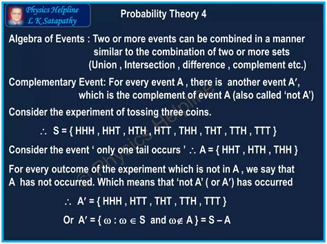 Probability Theory PPT Free Download