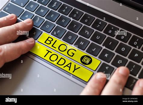 Text Caption Presenting Blog Concept Meaning A Regularly Updated